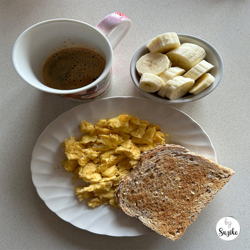 High-Protein Scrambled Eggs Breakfast for Weight Loss | By Suzike